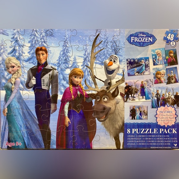 Disney | Toys | Frozen 8 Puzzle Pack | Poshmark